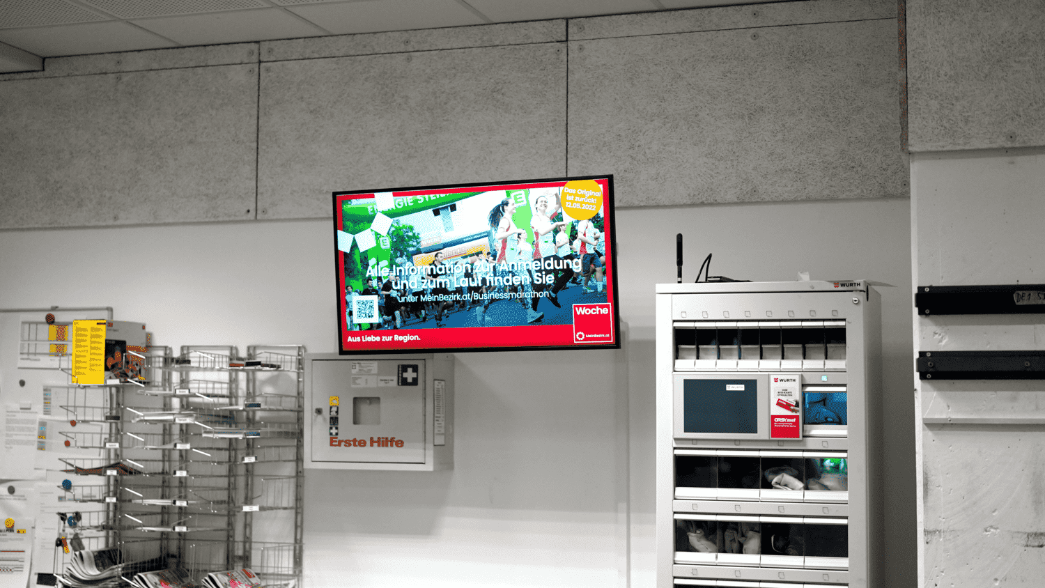 Styria Print Group News Creation with Digital Signage - easescreen